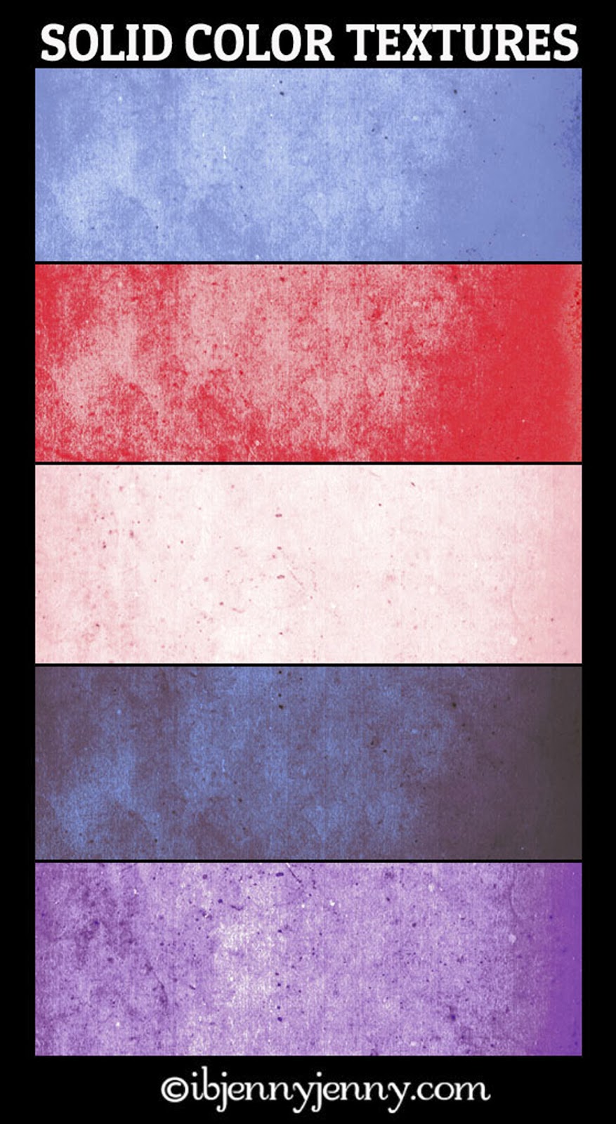 5 Free Solid Color Grunge Textures | ibjennyjenny Free Resources