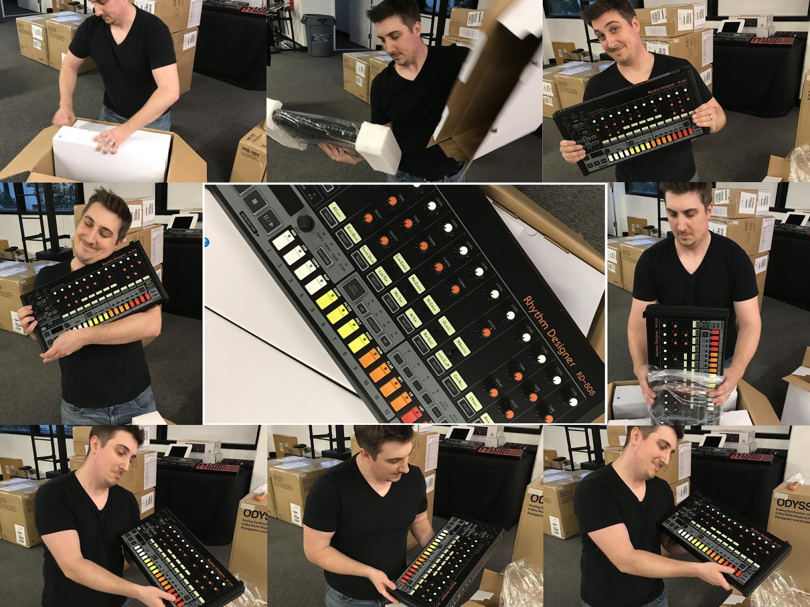 MATRIXSYNTH: Behringer RD-808, RD-909, VC340, MS-101, & Odyssey Pics