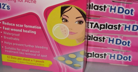 Twt_MakeupTips: Betaplast H - Hydrocolloid Dressing Dot Patch ...