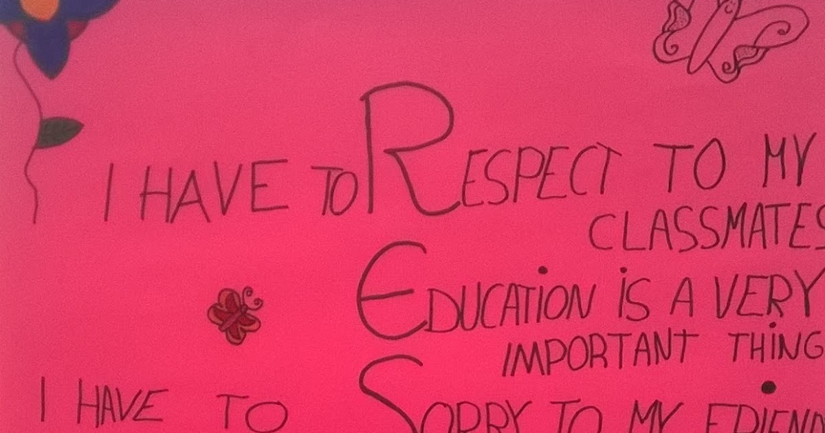 Our School Anti-Bullying Campaign – Respect: Spanish Acrostic Poem