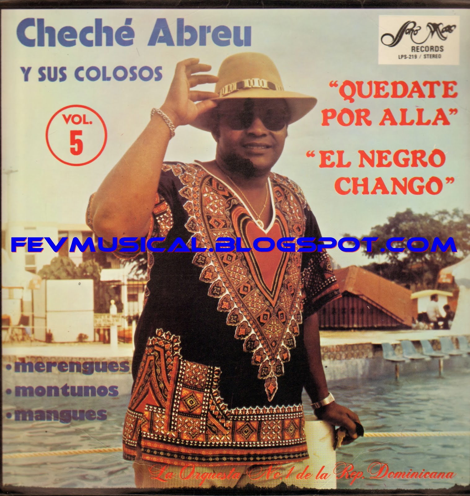 FEV MUSICAL: 1982 - Cheche Abreu & Sus Colosos - El Negro Chango (Sono Max)