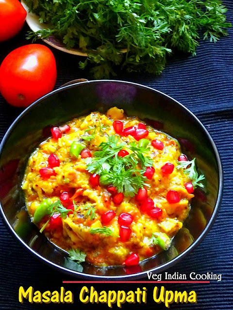 Veg Indian Cooking: Masala Pulka Upma