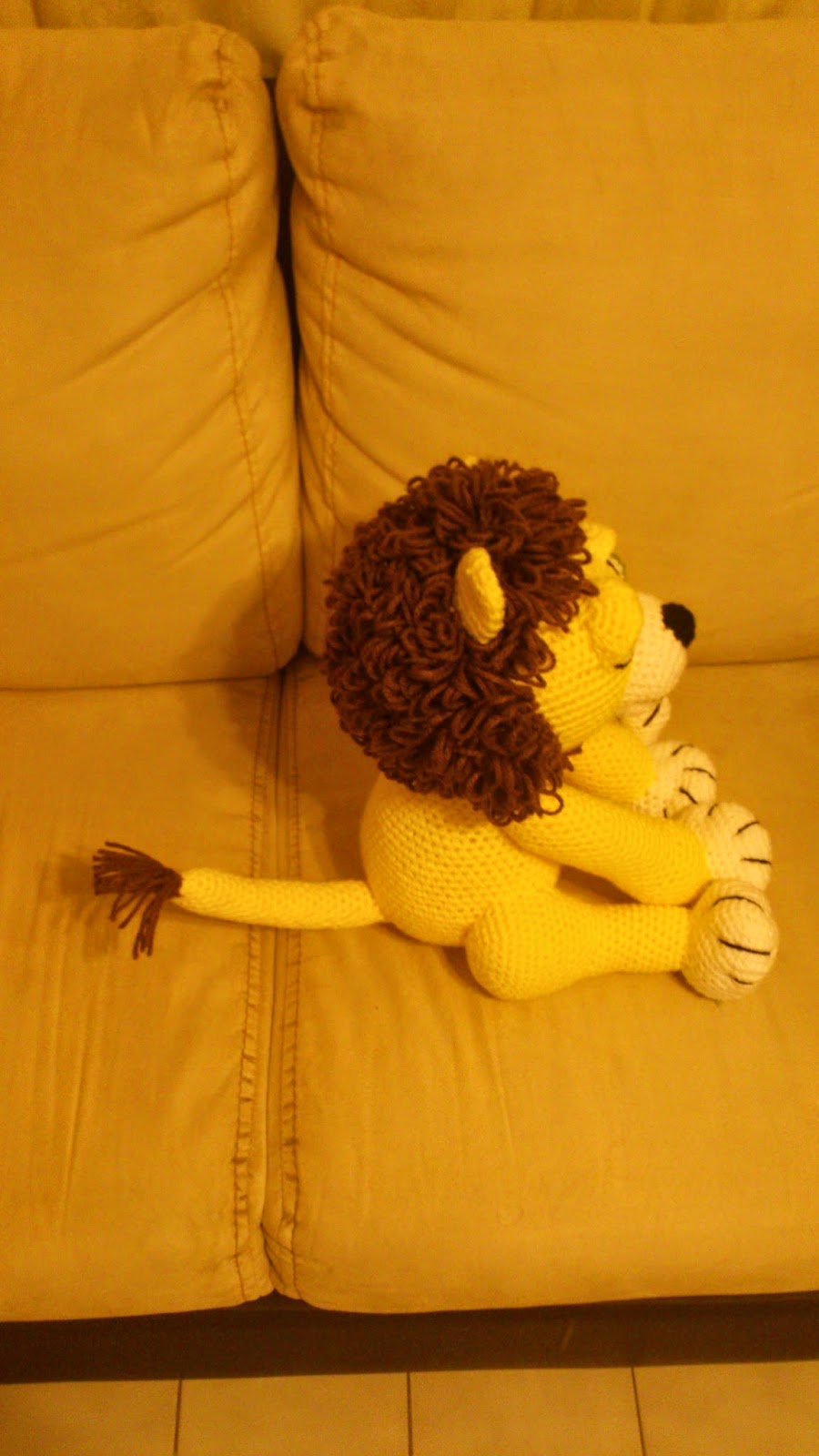 patronesamigurumi: PATRÓN DE LEÓN TIERNO