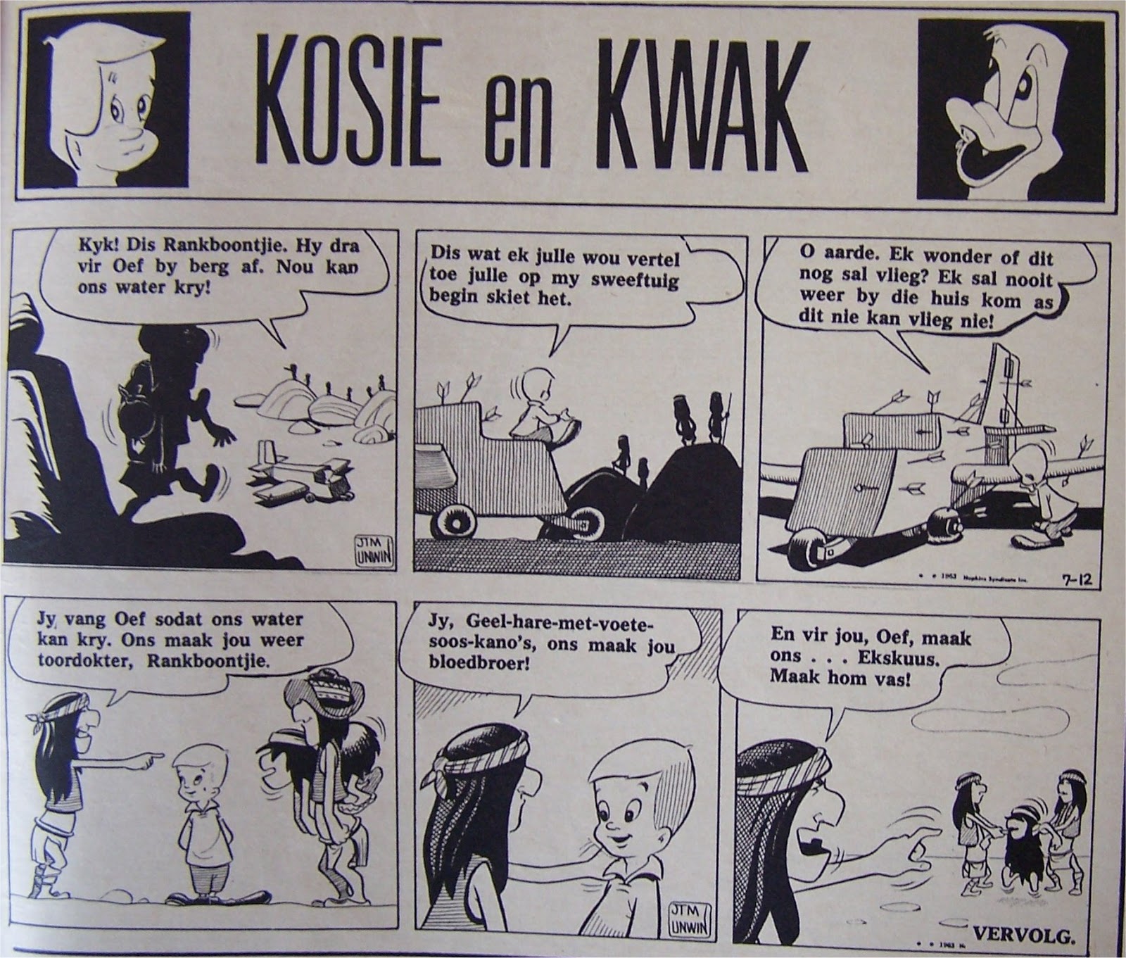 South African Comic Books: Classic Afrikaans Comic Strips