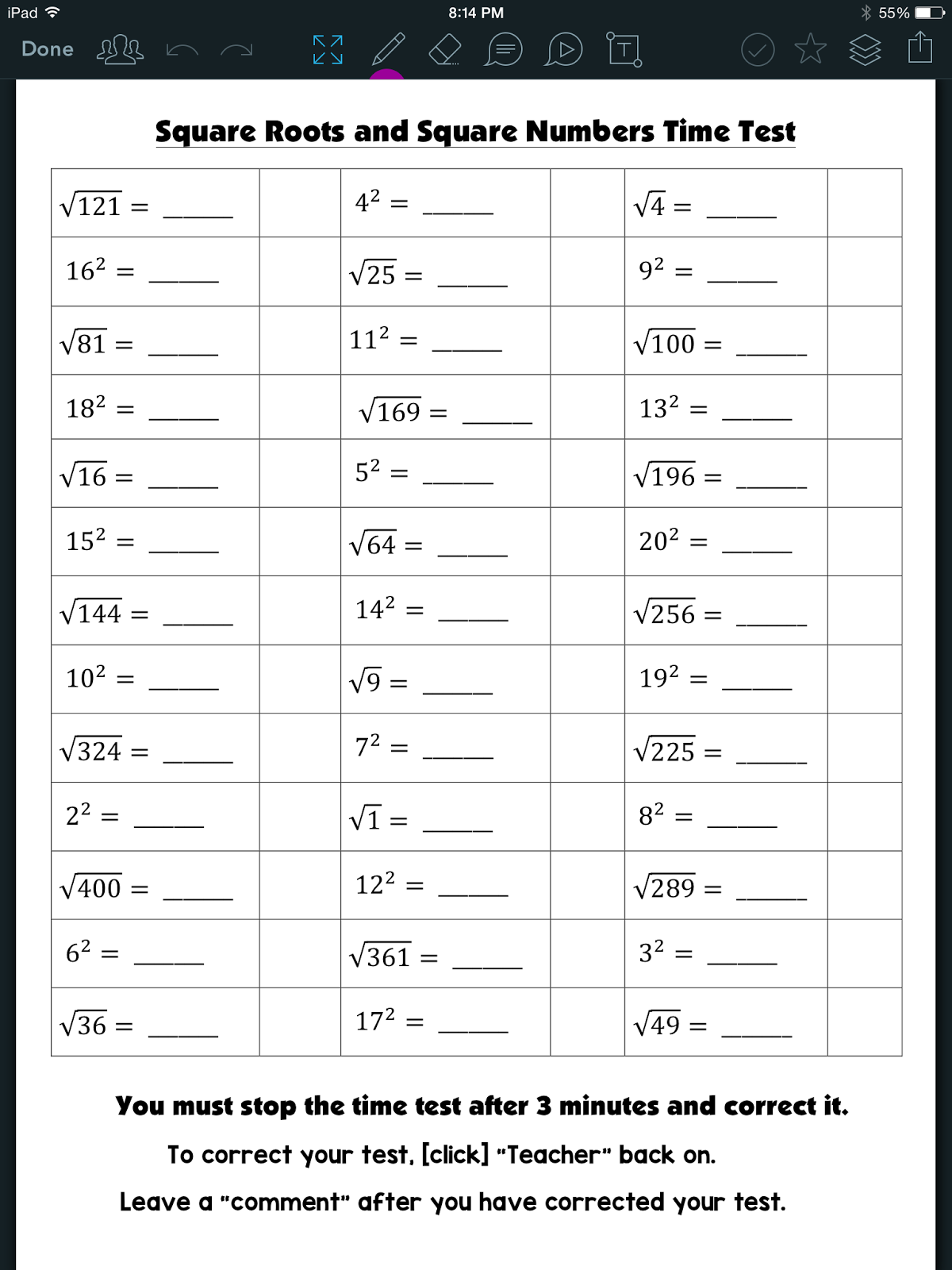 Rockstar Math Teacher ★: 8th Grade Math - Unit 5a: Square Numbers and Roots