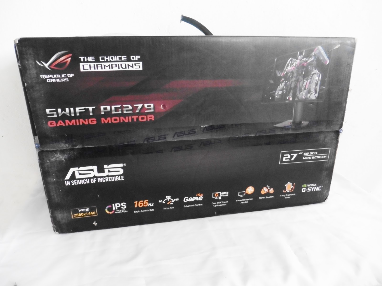 Unboxing & Review: ASUS ROG Swift PG279Q 165Hz G-SYNC Gaming Monitor