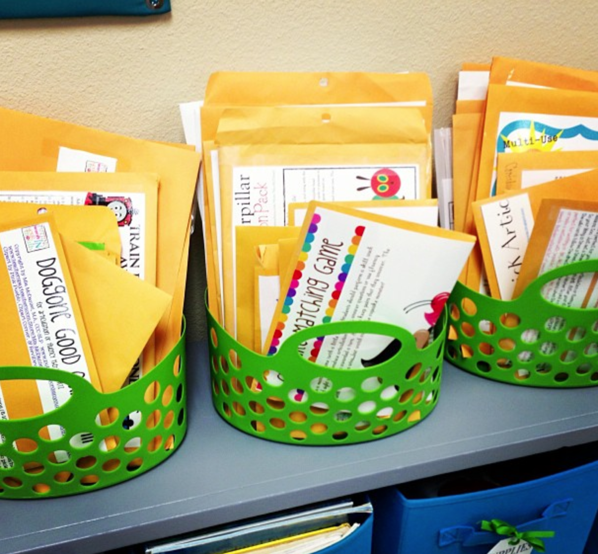 How I Organize my Therapy Materials