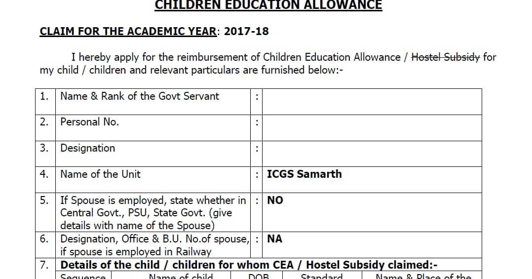 7th Cpc Children Education Allowance Guidelines And S - vrogue.co 7th Cpc Children Education Allowance Guidelines And S - vrogue.co