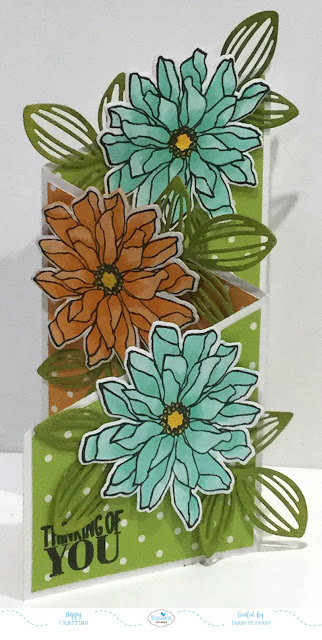 StampOwl's Studio: Flower Power Trifold Card