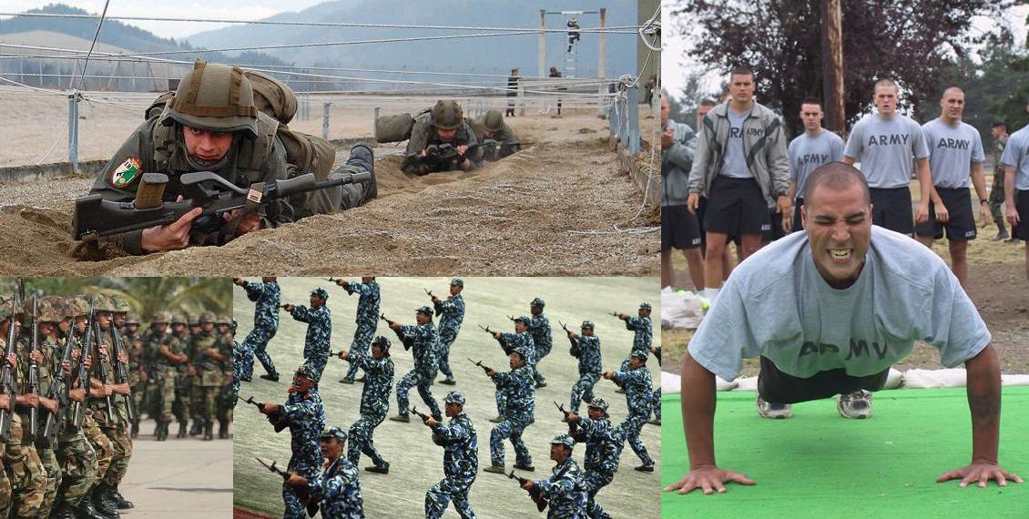 entrenamientos militares: principales ejercicios realizados diarios en ...