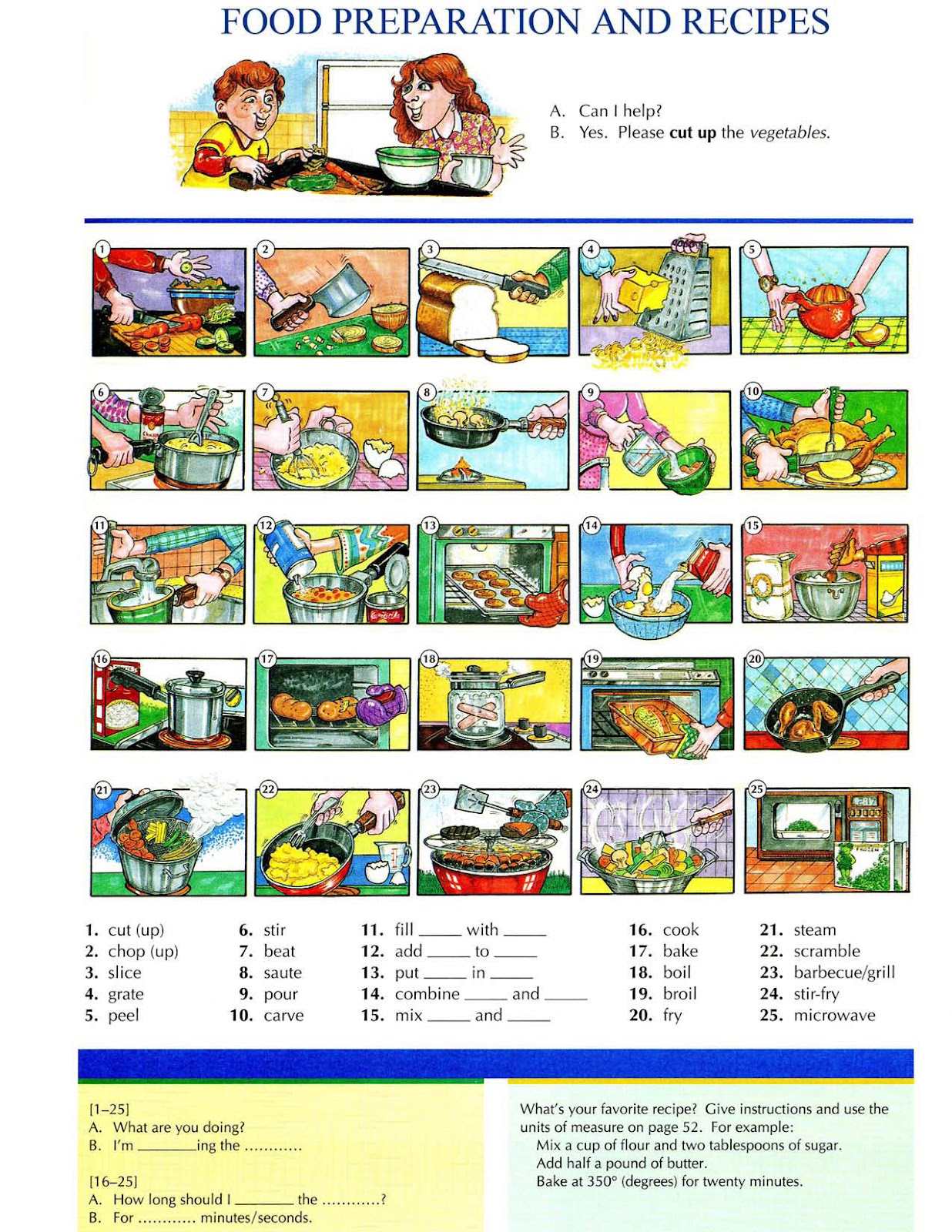 Learn English Cooking: Animated Glossary