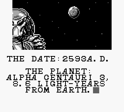 VGJUNK: ALIEN VS. PREDATOR: THE LAST OF HIS CLAN (GAME BOY)