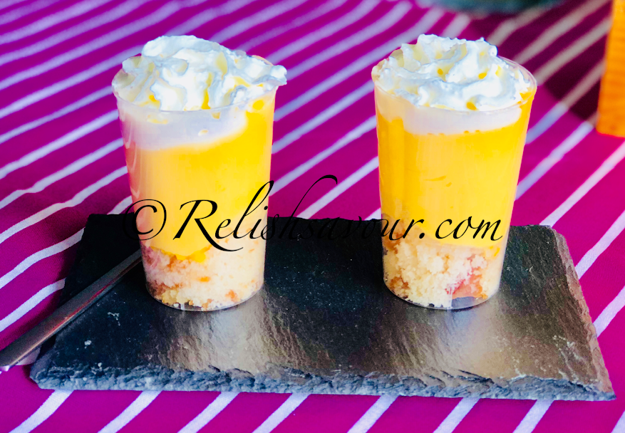 Egg-less Mango Mousse Shots
