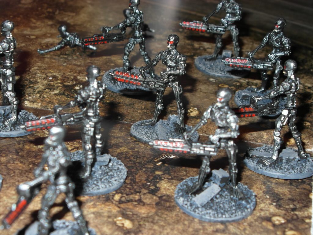 Dave's Gaming Place: Terminator Genisys Miniature Game - painted and ...