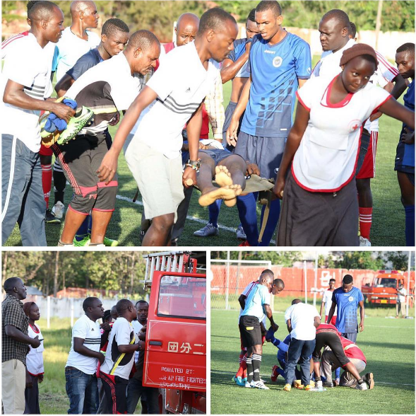 Picha Za Mchezaji Wa Mbao Fc Alivyo Fariki Baada Ya Kugongana Na Mchezaji Wa Mwadui Fc Udaku