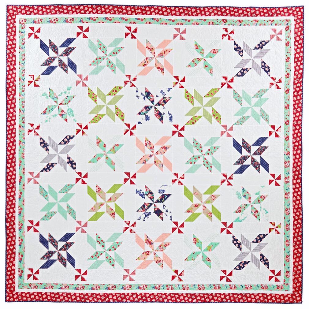American Patchwork & Quilting: June 2019 Issue- Fresh Spin Quilt