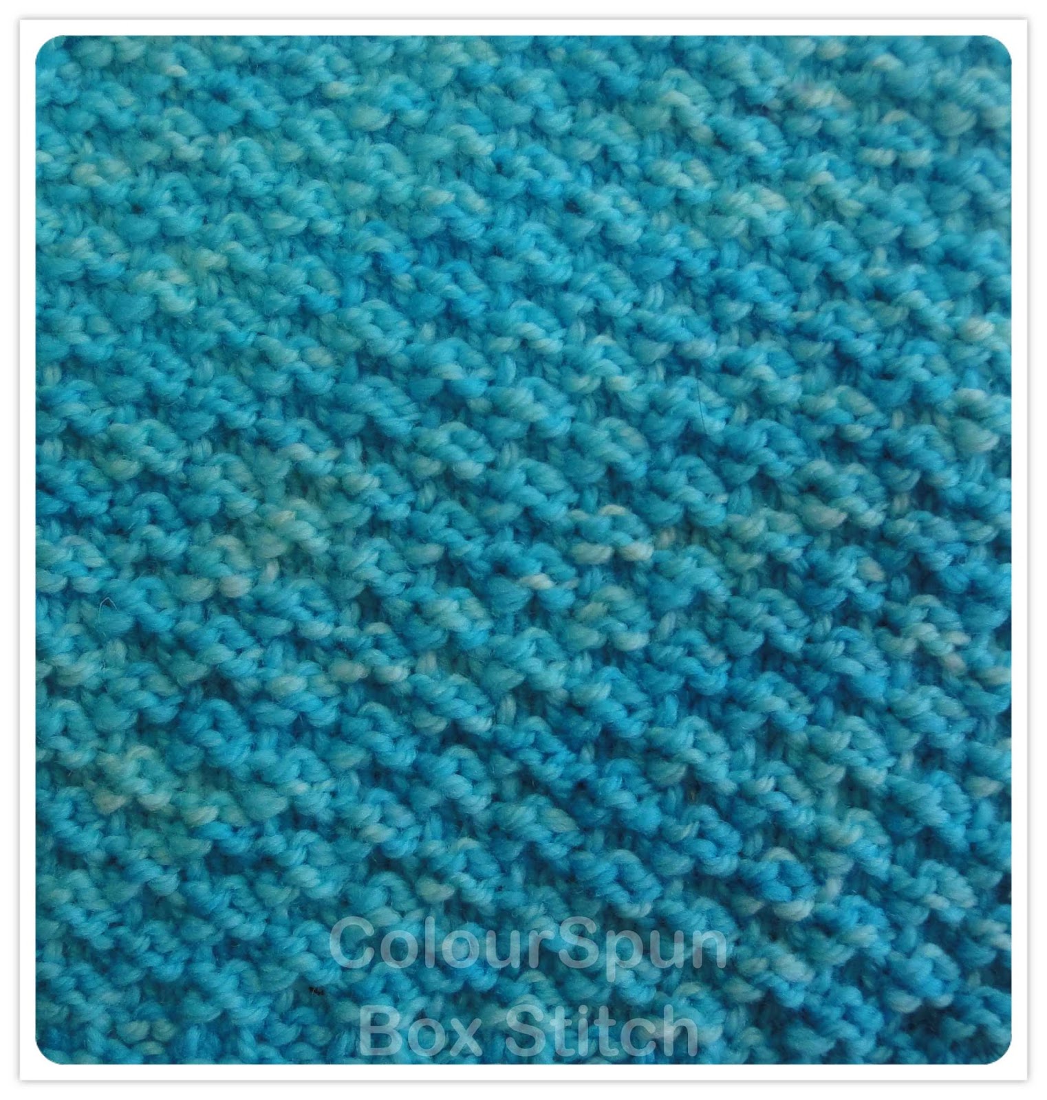 ColourSpun: ColourSpun In Stitches - Box Stitch