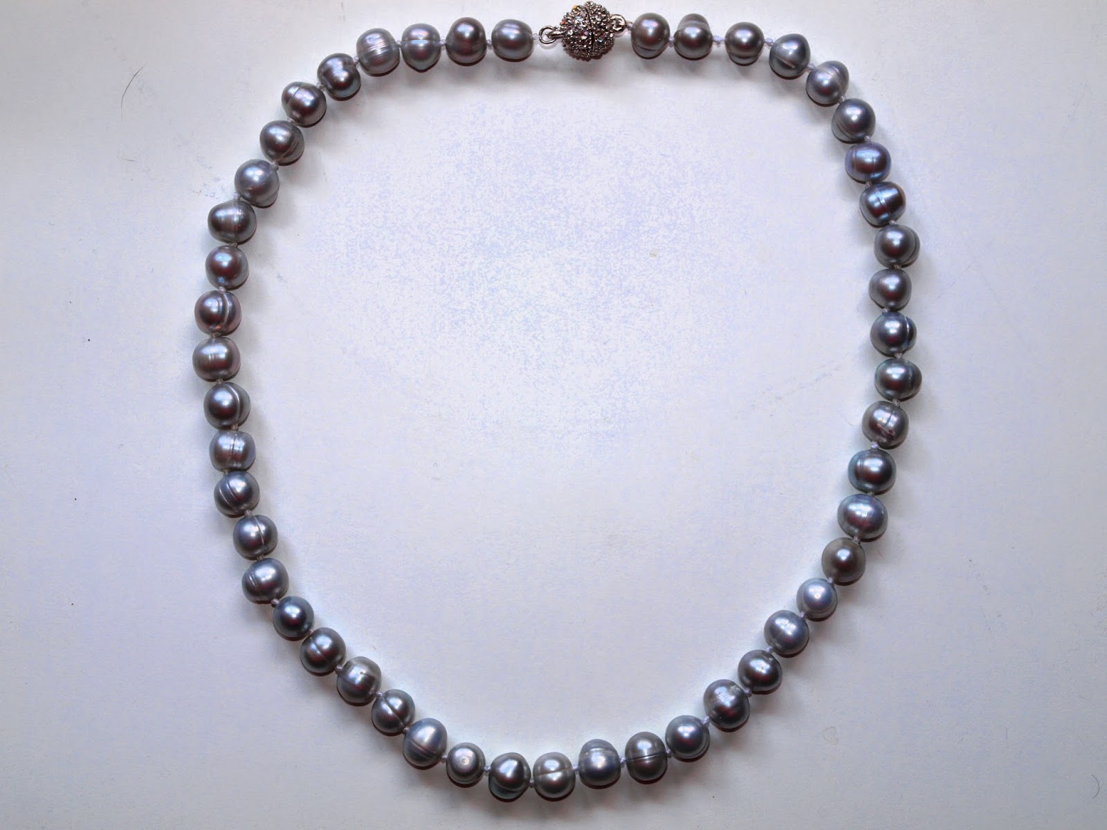 Perlas Cultivadas Anabel: Collar de perlas cultivadas grises