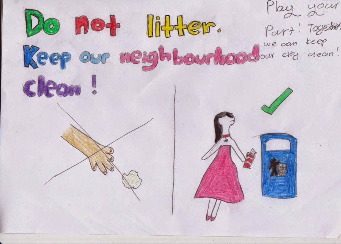EDP 6A 2014: Anti Littering Posters