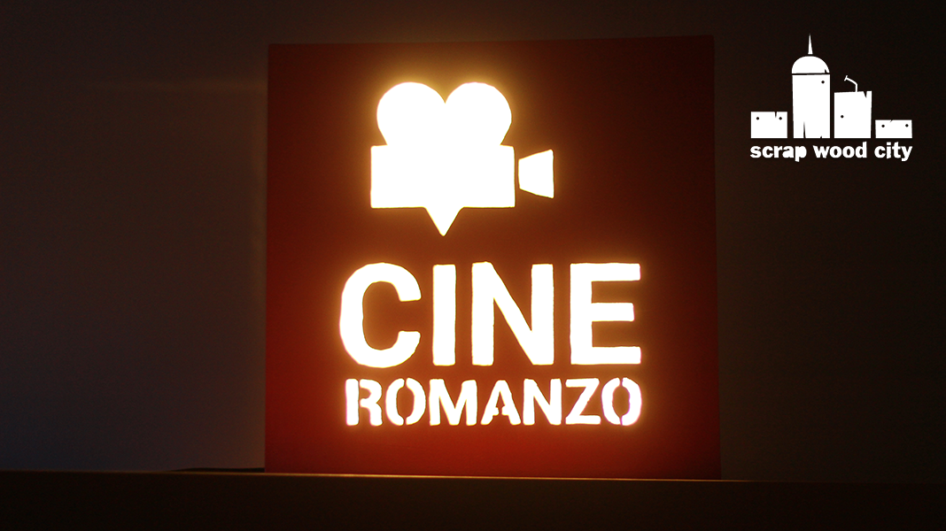 scrap wood city: DIY led lighted sign for the home cinema