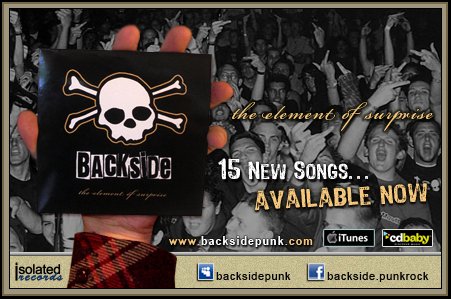 Melodic Punk Style : Backside - The element of surprise