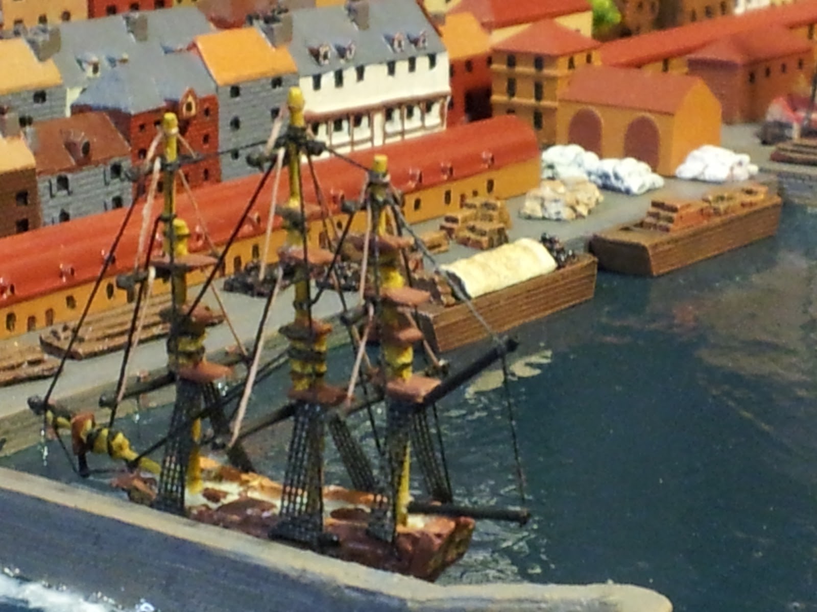 A Miniatures Hobby Room: Scratchbuilt Merchant Vessel for 1:1200 Port