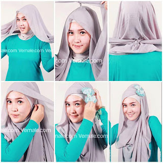 amiihong's blogs: Tutorial Hijab Simple