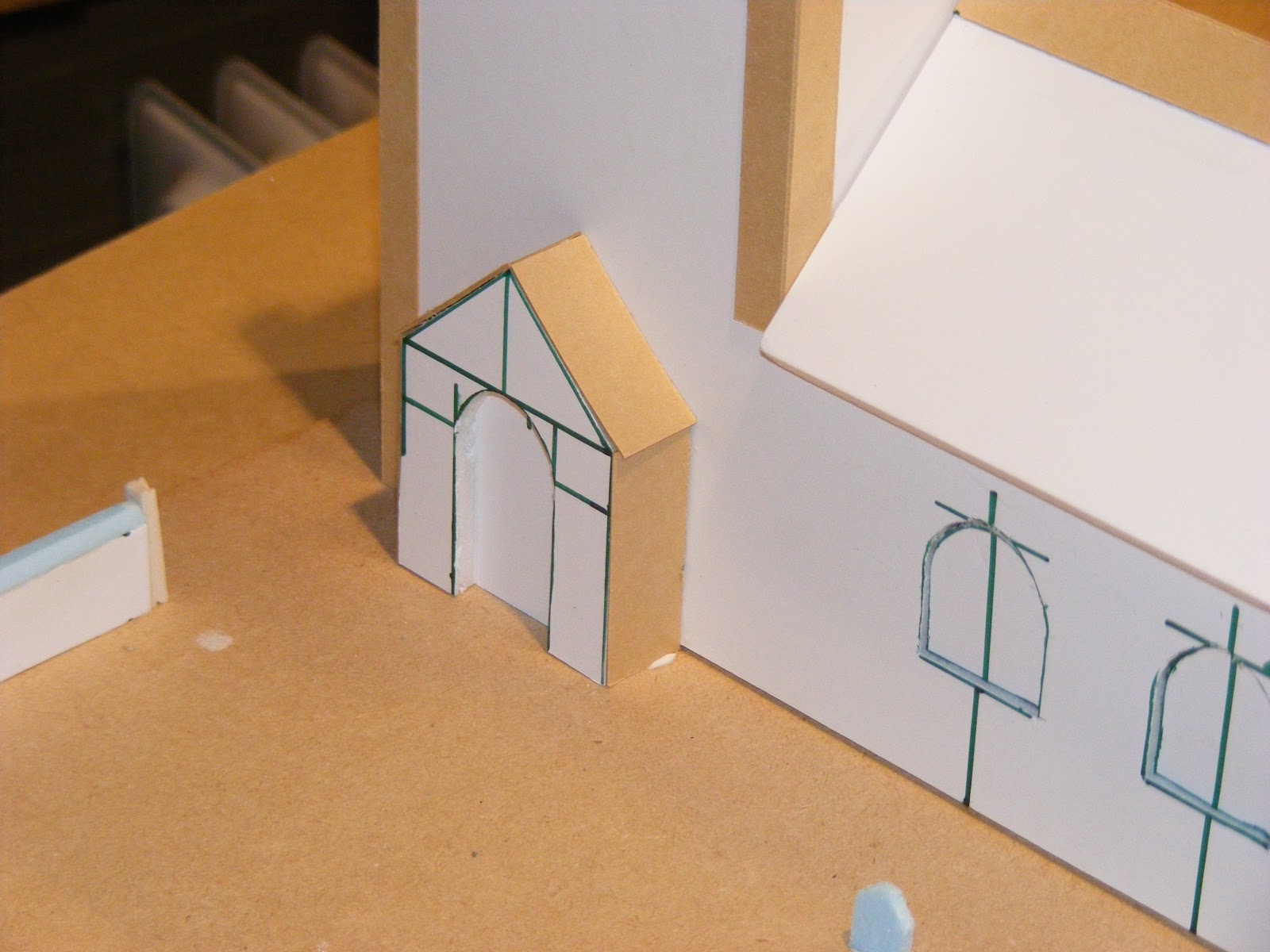 Life In The Man Cave: Using Foam Board to Make Model Buildings