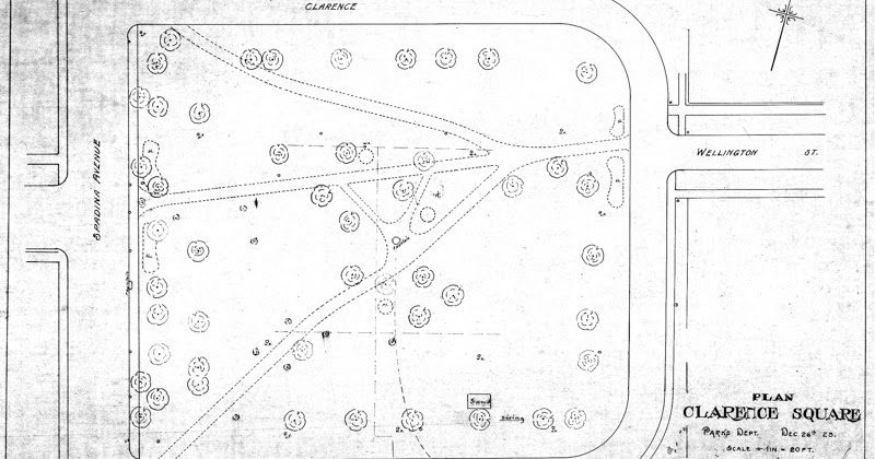 Fort York and Garrison Common Maps: 1923 City Parks Dept: Plan [of ...