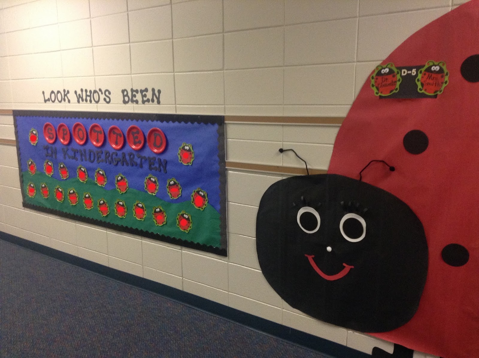 Dr. Clements' Kindergarten : Ladybug Classroom Door and Bulletin Board