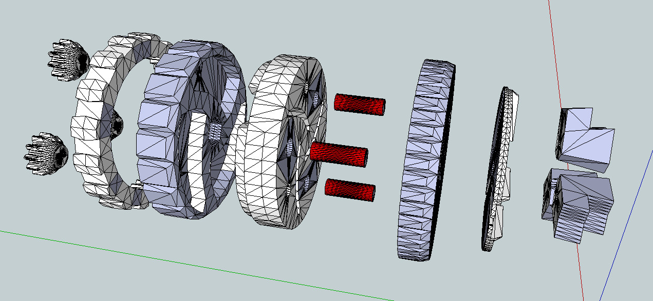 DMillerRepRap: Printing A Lathe - 3-Jaw Chuck Assembled