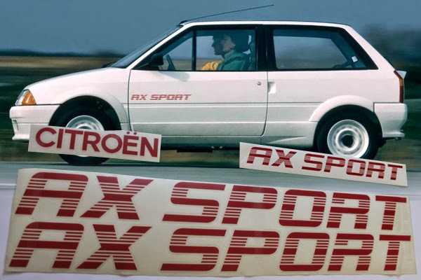 www.pegatinasdecoches.com: Citroen AX Sport
