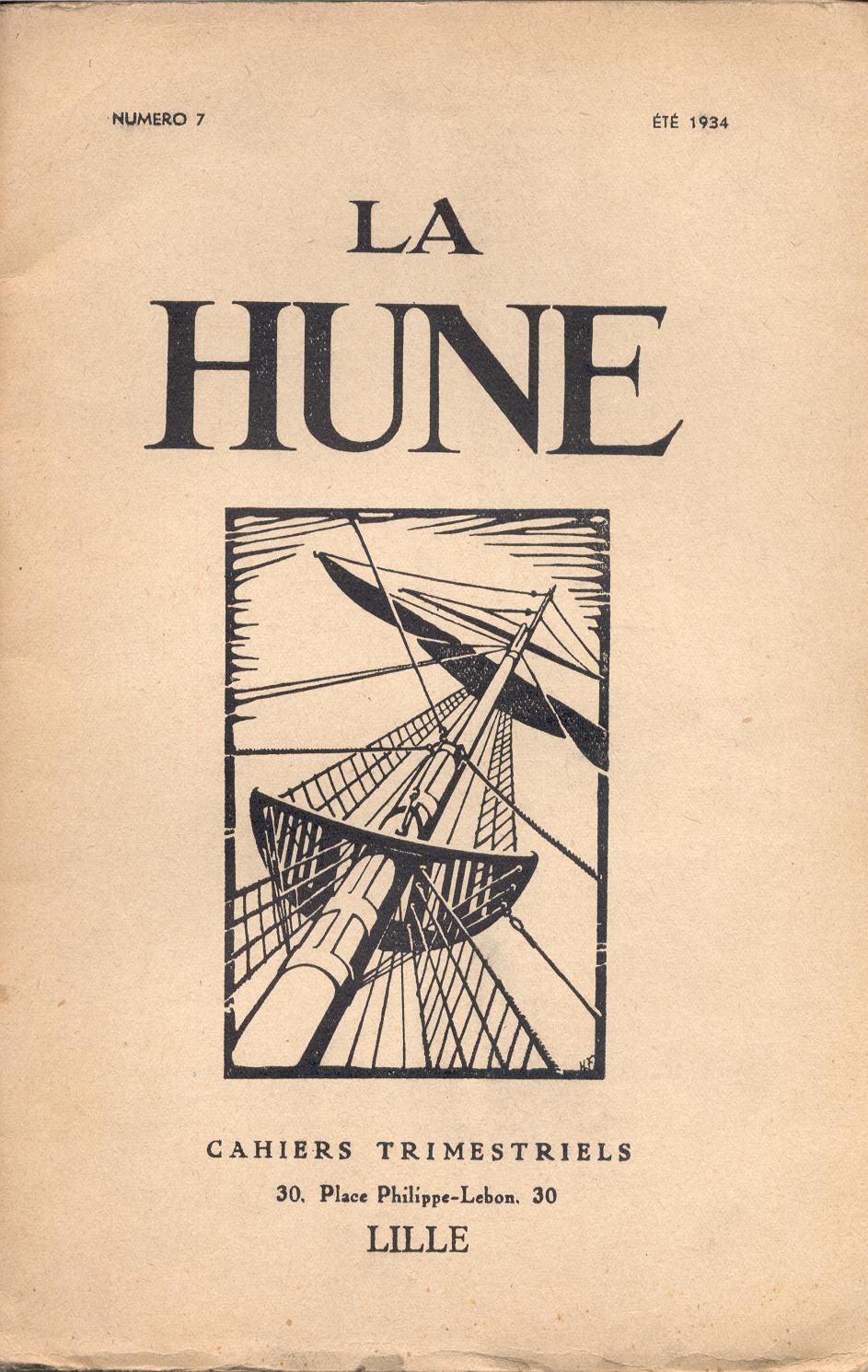 LES PETITES REVUES: LA HUNE N°7 (ÉTÉ 1934)