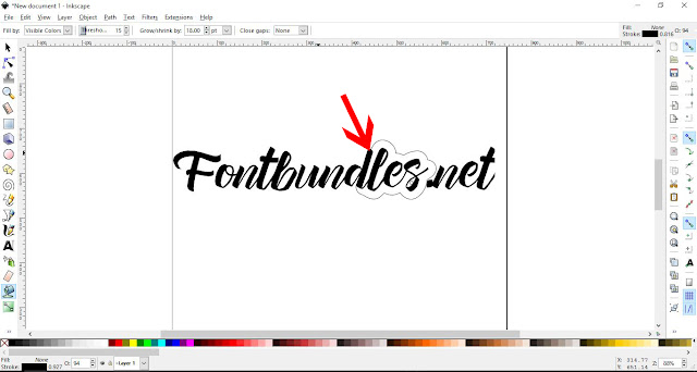 How to create an offset in Inkscape. | Design Bundles