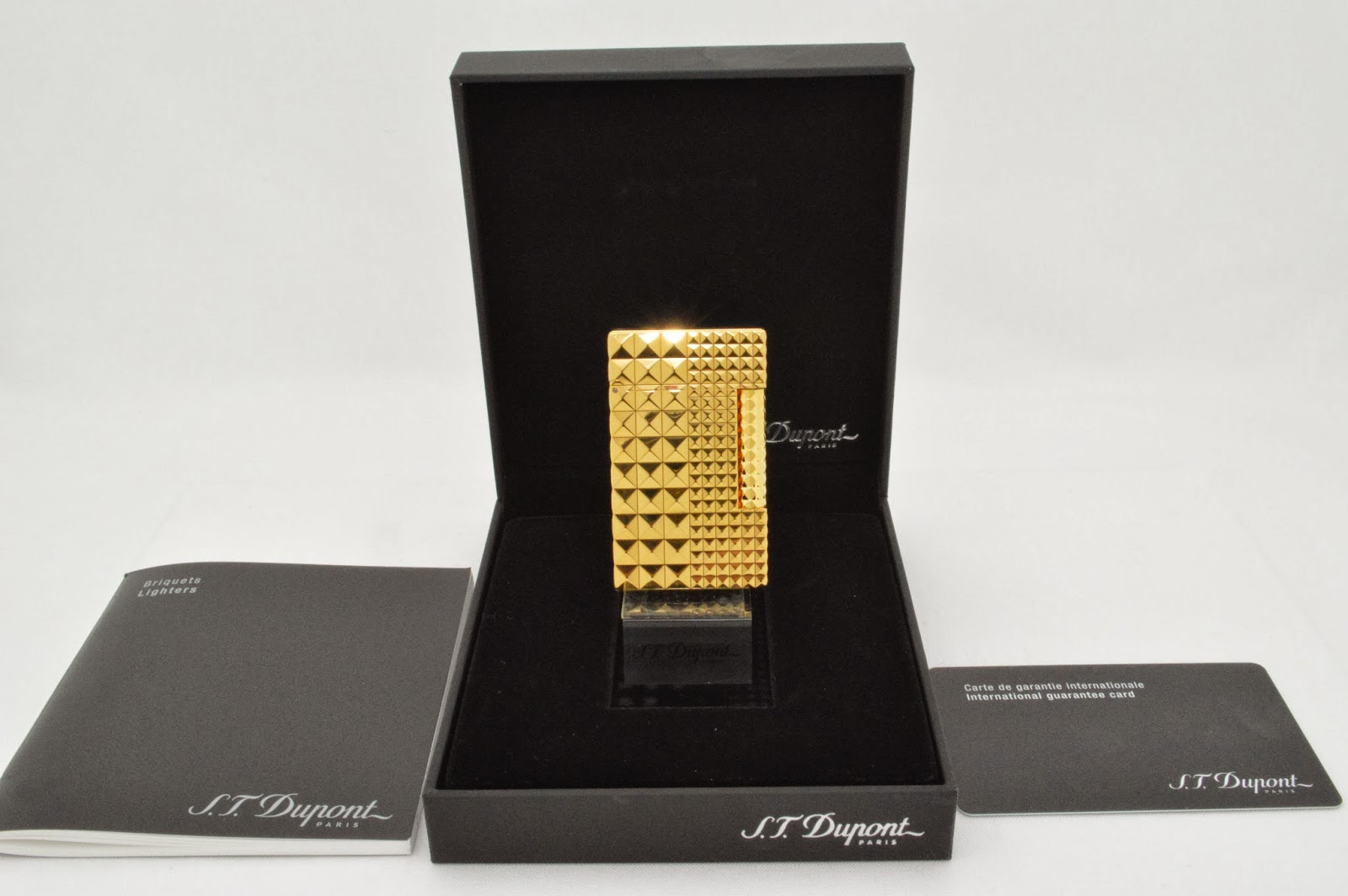 ziq S.T. DUPONT collections: NEW ORIGINAL S.T.DUPONT LINE 2 GOLD LARGE ...