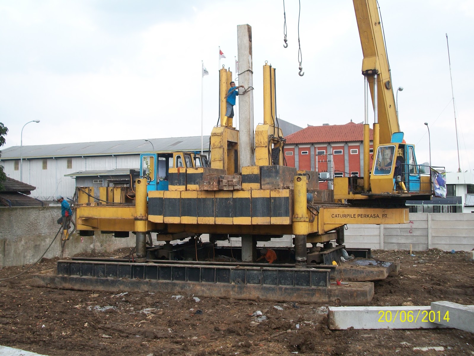 Metode Pelaksanaan Pondasi Tiang Pancang Dengan Alat Pancang HSPD