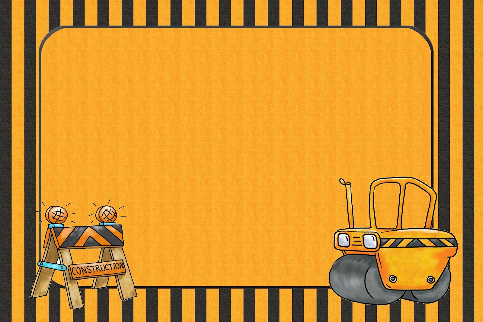 Construction Themed Party: Free Printable Invitations. - Oh My Fiesta ...