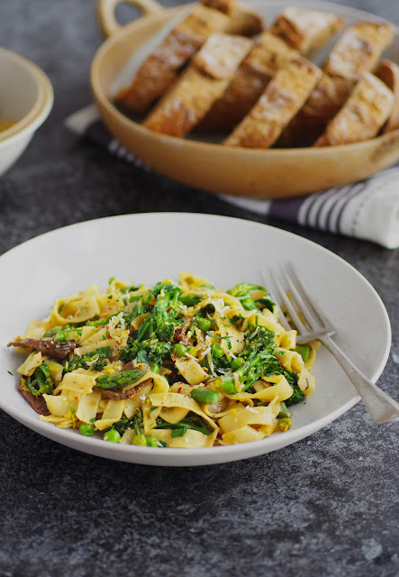 Garlic & Lemon Tagliatelle |Euphoric Vegan
