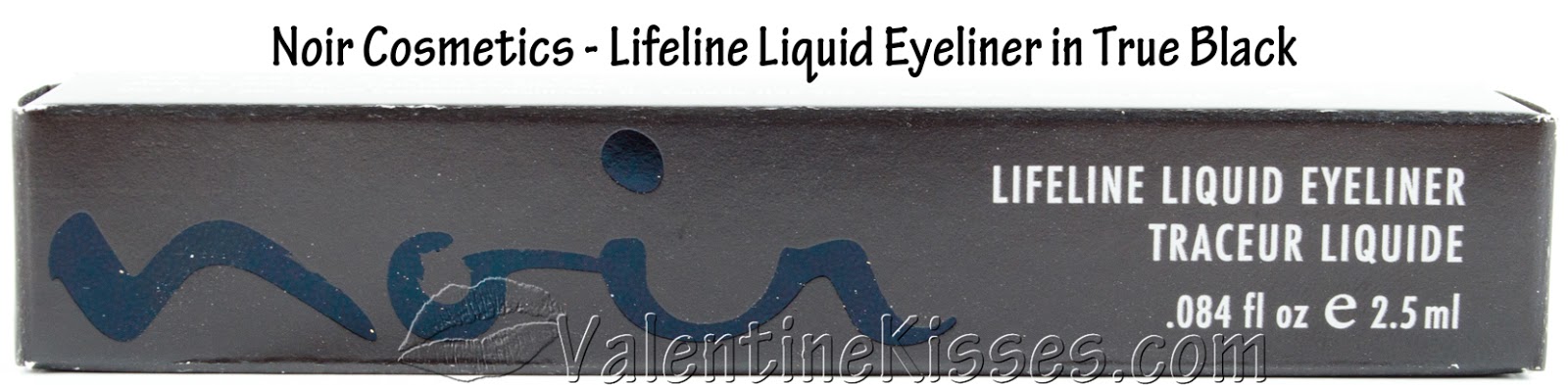 Valentine Kisses: Noir Cosmetics Lifeline Liquid Eyeliner in True Black ...