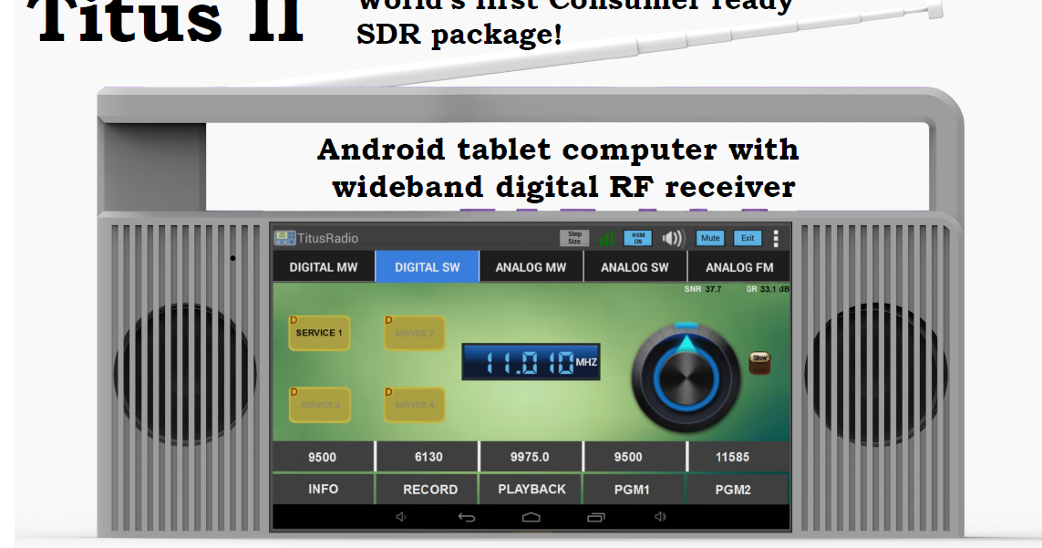R A D I O A C T I V I T Y: New DRM receiver Titus II presented by TWR ...