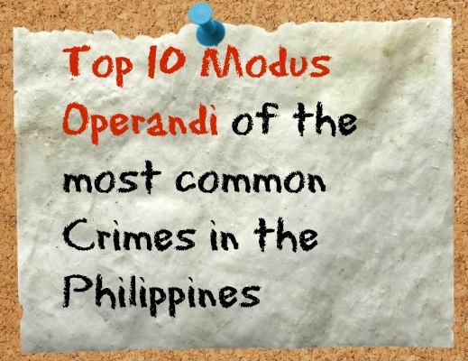 All About Security: Top 10 Modus Operandi of the most common Crimes in ...