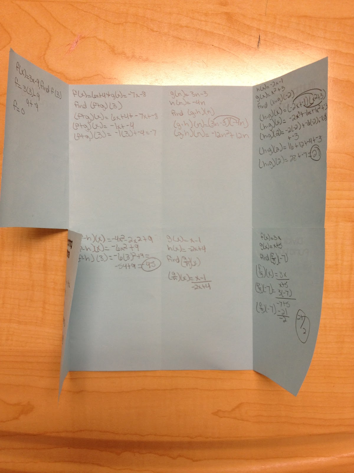 misscalcul8: Made 4 Math #15 Foldables