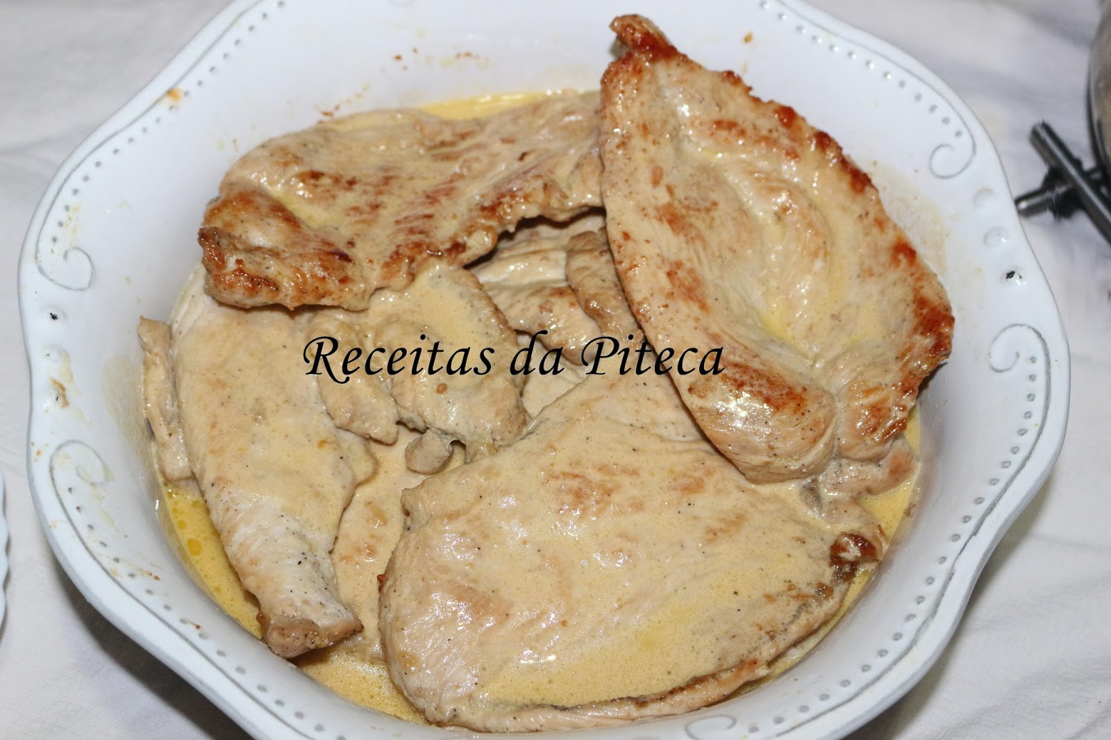 Bifes de frango com natas, laranja e vinho do Porto- A cozinhar com ...