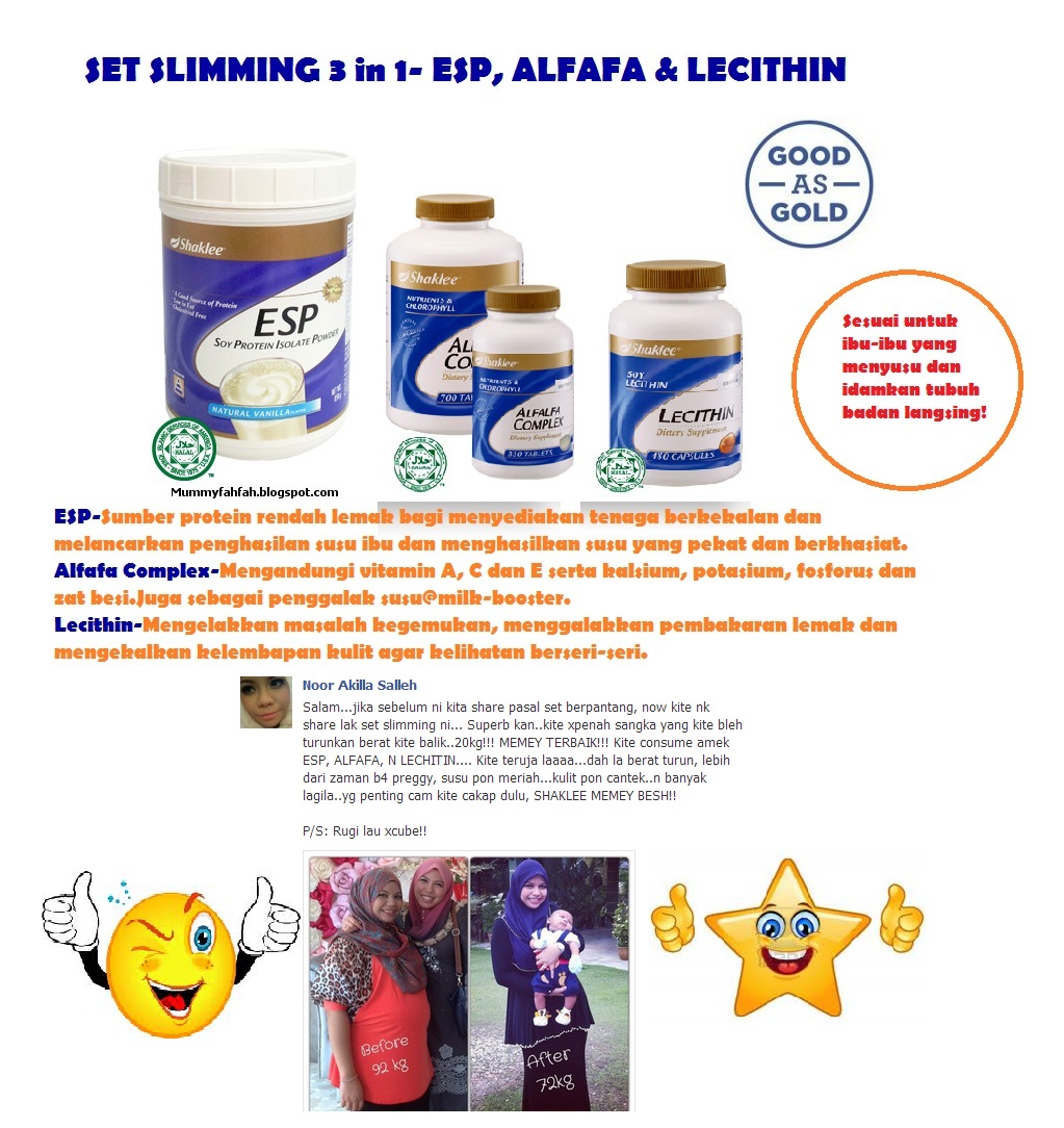 Mummy Fahfah Blog: SLIMMING SET 3 IN 1 FOR BF MOM