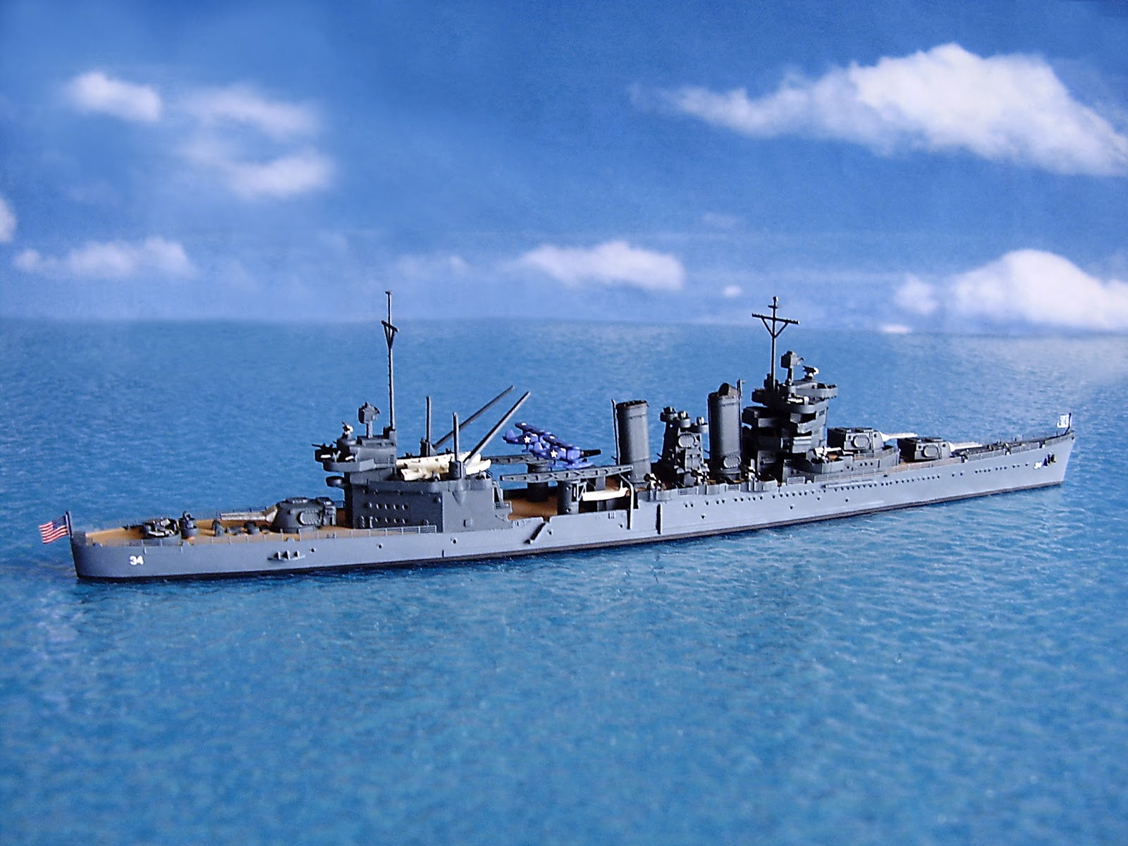 MODELISMO NAVAL DE JOHNNY CHARLIE: Crucero Pesado de EE.UU. "USS ...