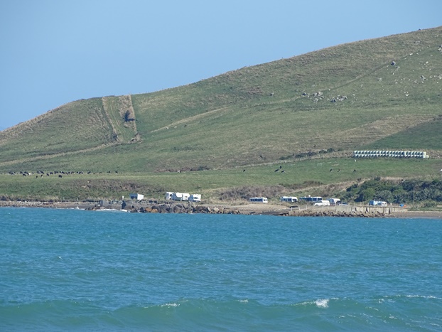 over the hill: Colac Bay