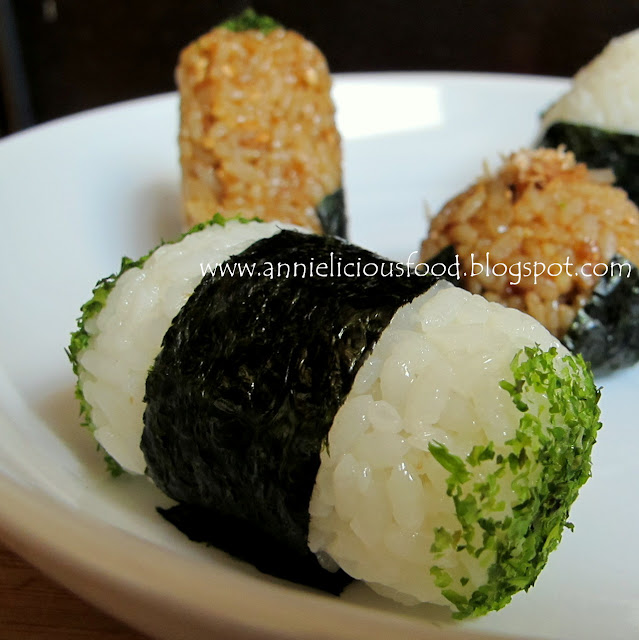 Annielicious Food: Basic Onigri - The real taste of Akitakomachi Rice