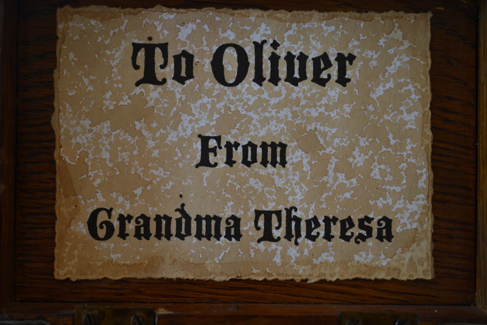 time worn interiors: Treasure Chest for Oliver