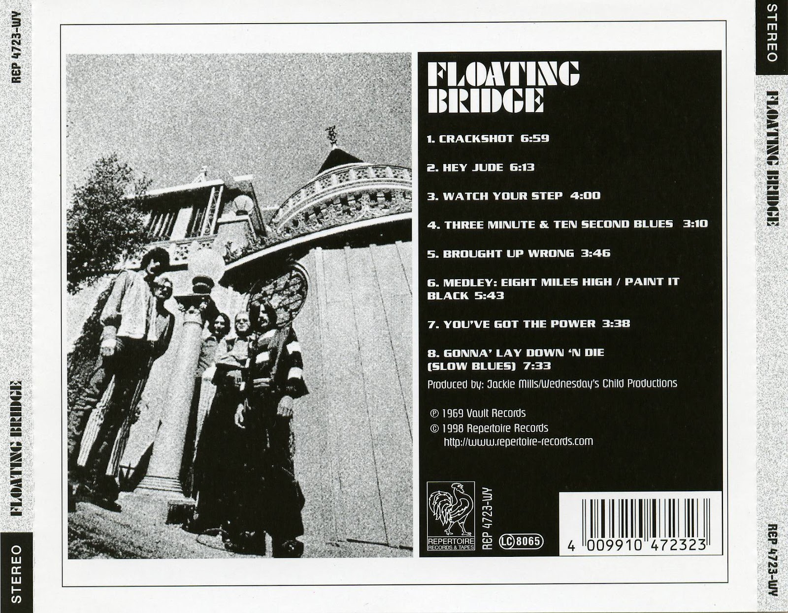 LUIZ WOODSTOCK: FLOATING BRIDGE - psychedelic rock, blues rock