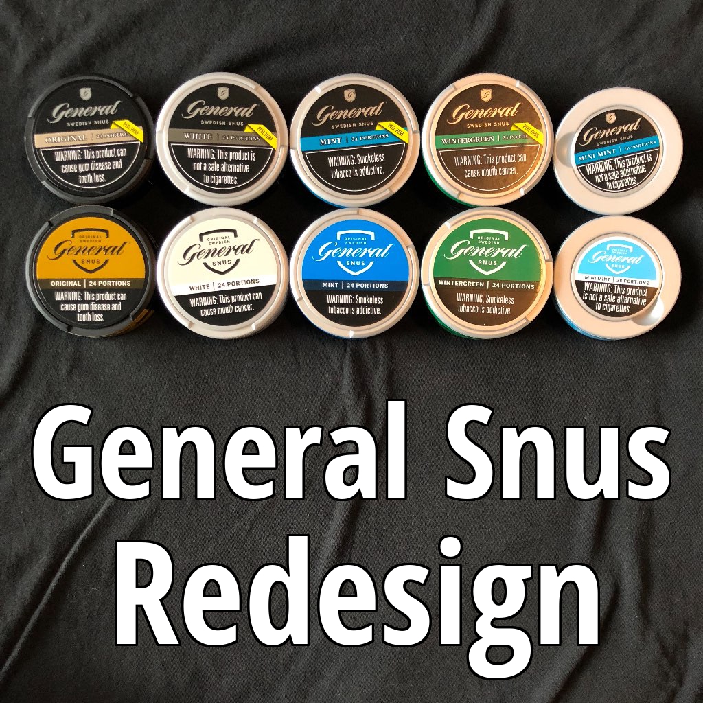 Snubie.com: General Snus Redesign - Review. 6 September 2018